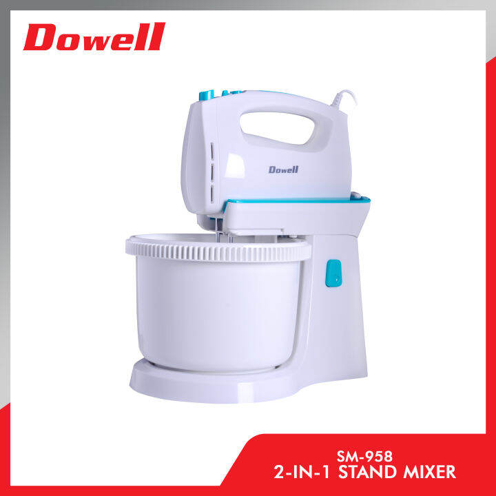 Dowell SM-958 Electric Hand Stand Mixer for Baking White | Lazada PH