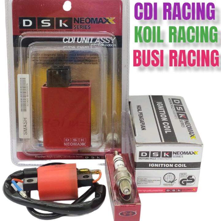 CDI RACING COIL DAN BUSI SMASH NO LIMITE TENAGA NAIK 20% | Lazada Indonesia
