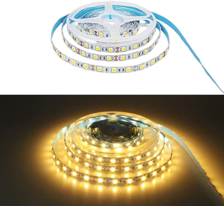 SMD INDOOR LED FLEXIBLE STRIP 5050 WHITE/WARM WHITE | Lazada PH