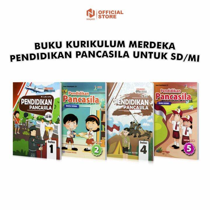 Buku Kurikulum Merdeka Pendidikan Pancasila / PPKN SD MI Untuk Kelas 1 - 5 | Lazada Indonesia