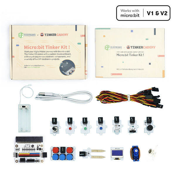 Micro:bit Tinker Kit ElecFreaks ชุดการเรียนรู้สำหรับการสร้างสิ่ง ...