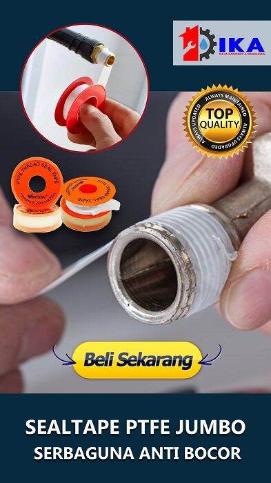 SEALTAPE UKURAN JUMBO BESAR / ISOLASI TALI PITA ANTI KEBOCORAN/ SEAL ...