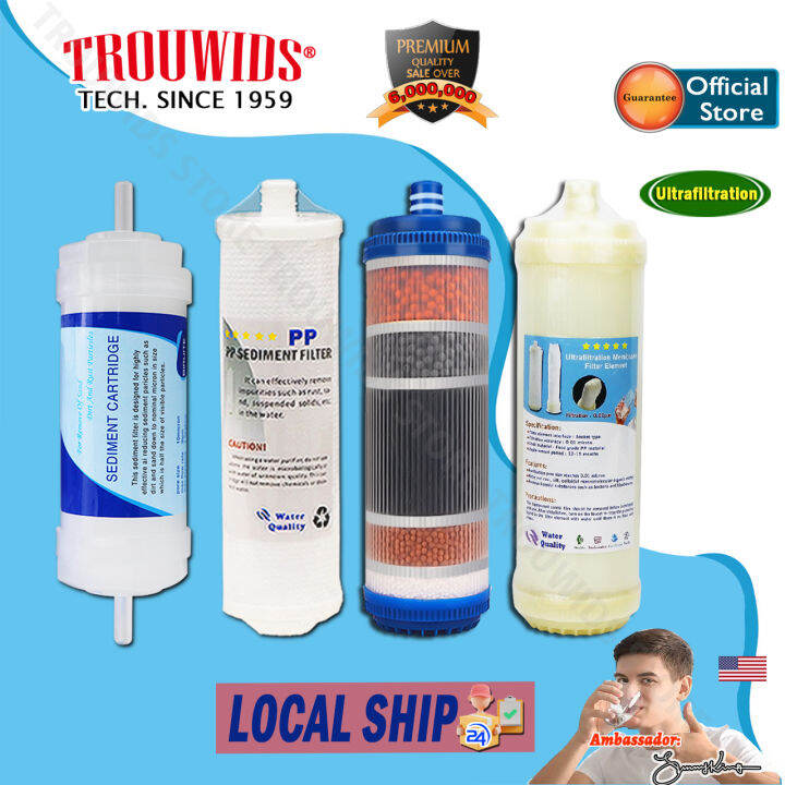 TROUWIDS Minerals Alkaline Water Filter Replacement Cartridge Filter ...