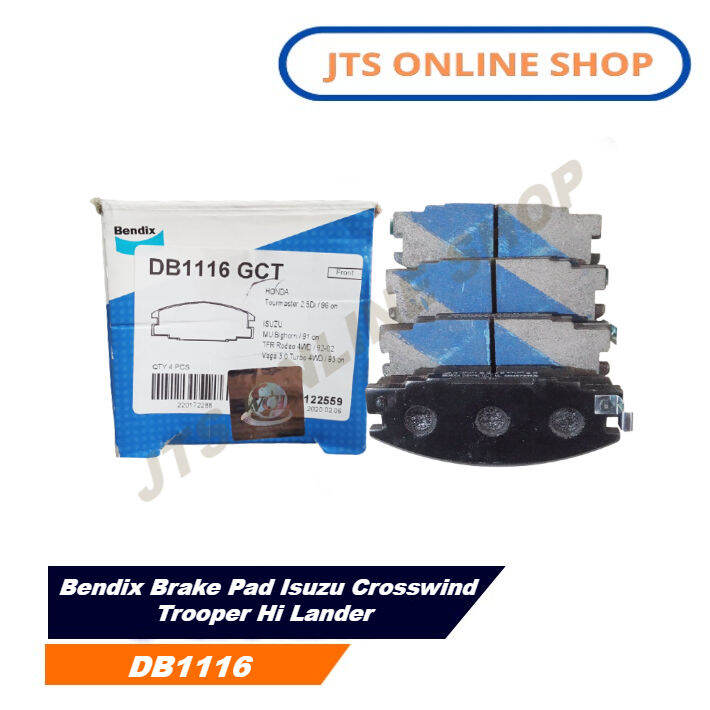 Bendix Brake Pad Isuzu Crosswind Trooper Hi Lander DB1116 | Lazada PH