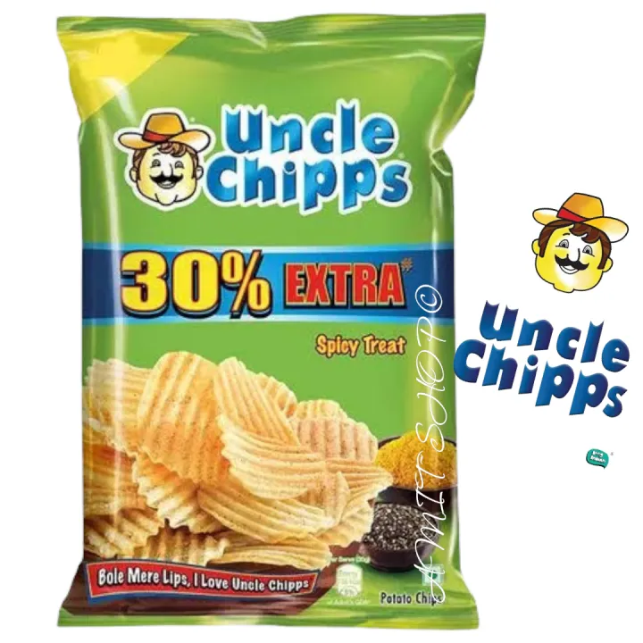 Uncle chips Uncle Chips - Potato Chips Spicy Treat Flavour, 55 g Pouch ...