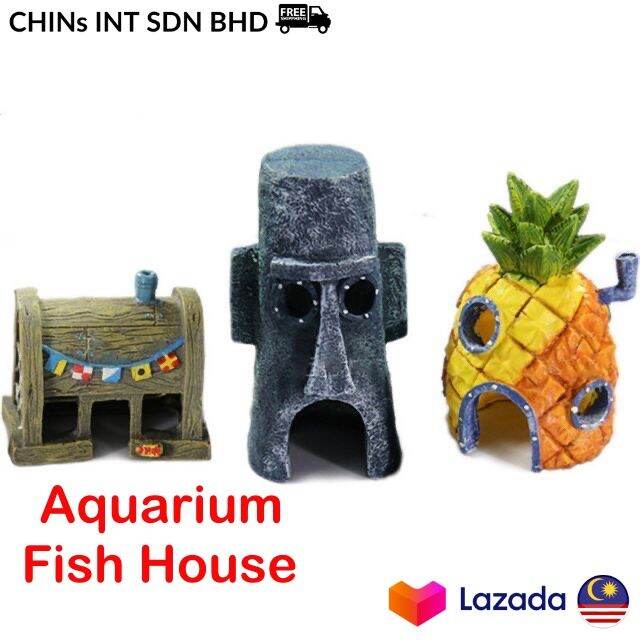 Official Spongebob Series Aquarium Fish House Tank | Lazada