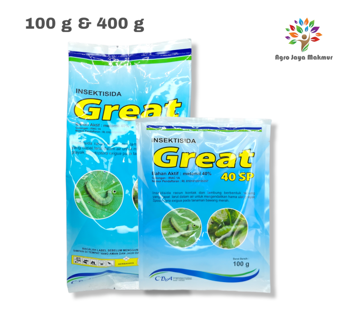 INSEKTISIDA GREAT 40SP 100 GRAM dan 400 GRAM RACUN HAMA ULAT RACUN ...