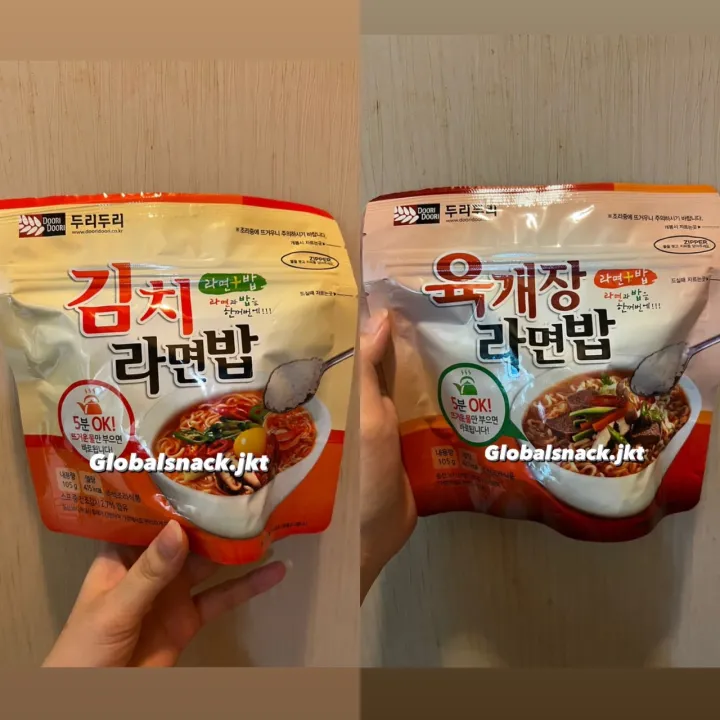 DOOR DOORI Kimchi Ramen Rice / Hot Spicy Ramen Rice Instant | Lazada ...