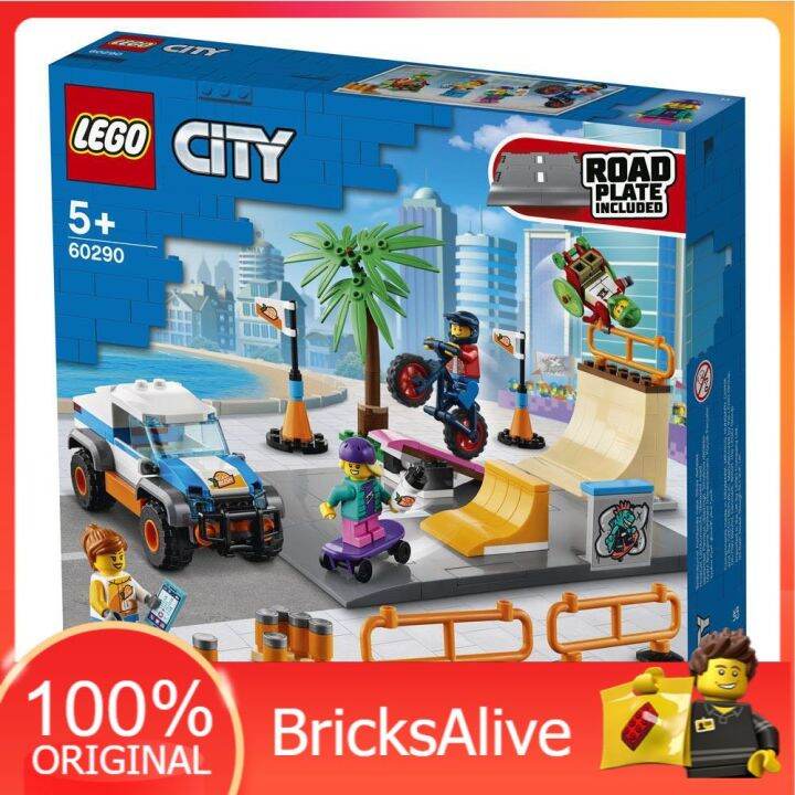 [BricksAlive] LEGO CITY Skate Park 60290 | Lazada