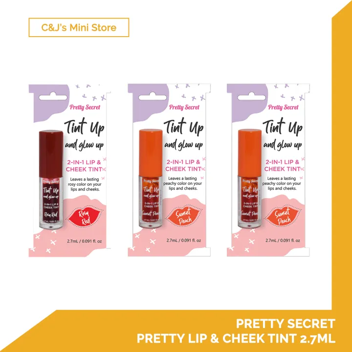 PRETTY SECRET Cheek & Lip Tint 2.7ml | Lazada PH