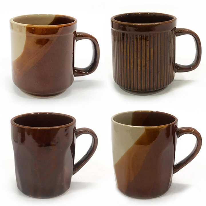 Coffee Mug Brown Coffee Cup 9oz | Lazada PH