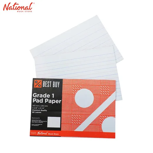 Best Buy Grade 1 Pad Book Paper 80S 3S | Lazada PH