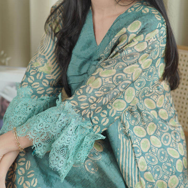 Miss Nomi - Mlathi Batik Premium Viscose / Batik Asimetris / Gaun Batik ...