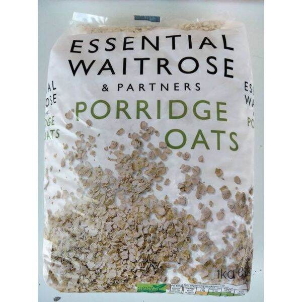 🍀For you🍀 Essential Waitrose Porridge Oats ข้าวโอ๊ต เวทโทรส 1 กิโลกรัม ...