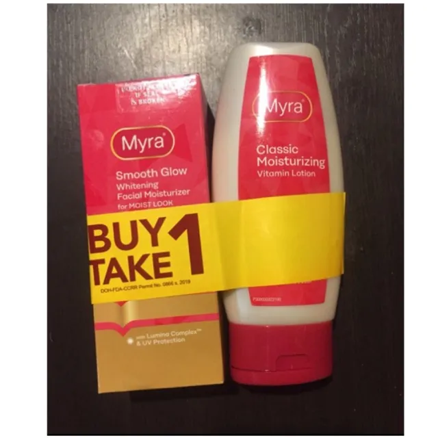 Myra Smooth Glow Facial Moisturizer 40ml + Myra Classic Moisturizing ...