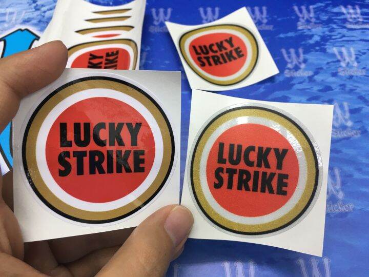 Sticker Printing Lucky Strike | Lazada