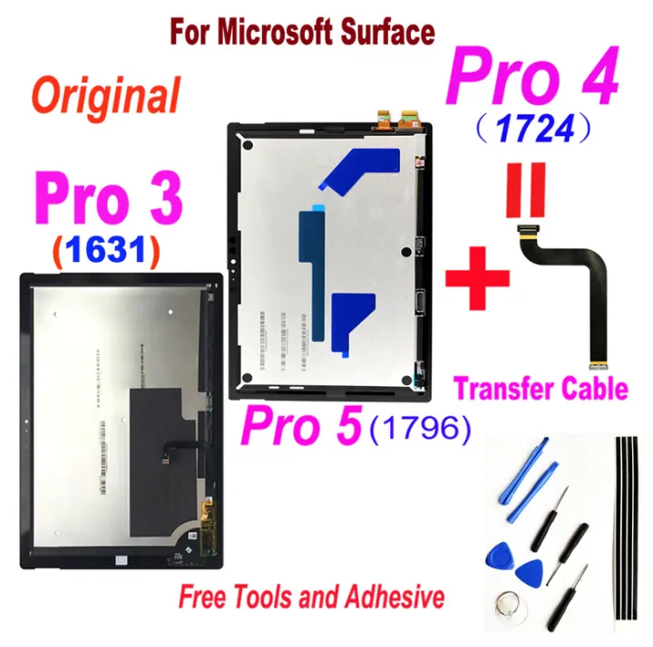 Original Display for Microsoft Surface Pro 3 1631 Pro 4 1724 Pro 5 1796 ...