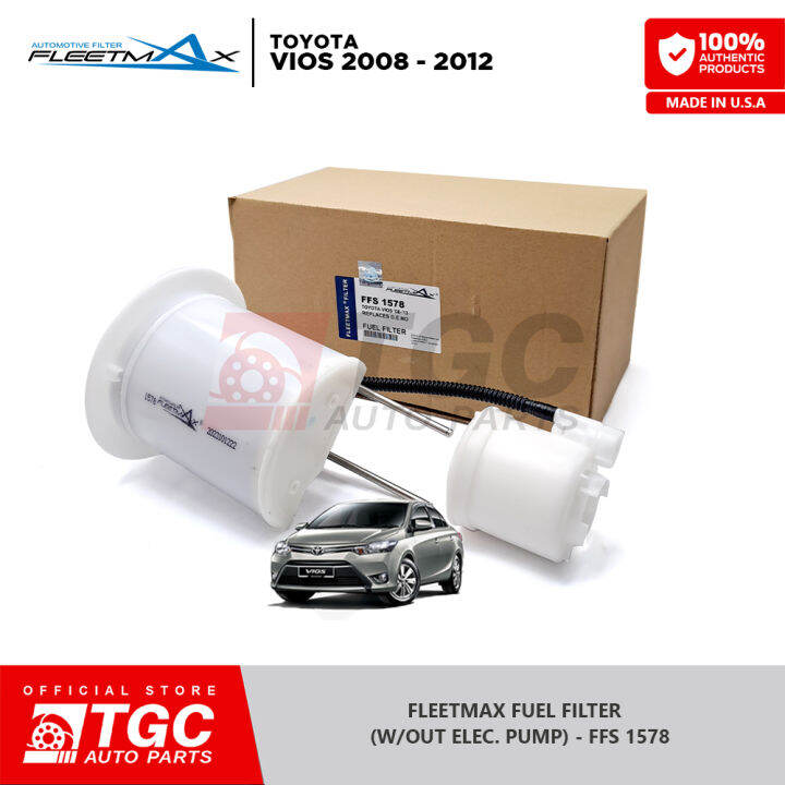 Fleetmax Fuel Filter for TOYOTA VIOS (W/OUT ELEC. PUMP) 2008 - 2012 FFS ...