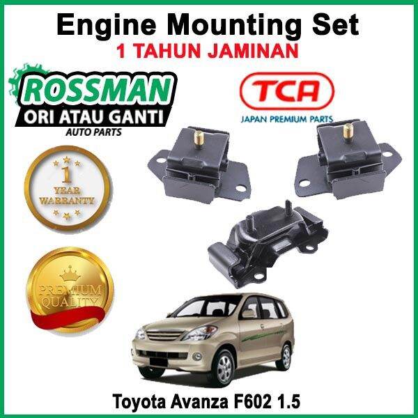 Toyota Avanza F602 1.5 TCA Engine Mounting Set 1 Year Warranty | Lazada