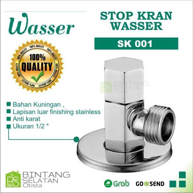 STOP KRAN WASSER / STOP VALVE WASSER SK 001 | Lazada Indonesia
