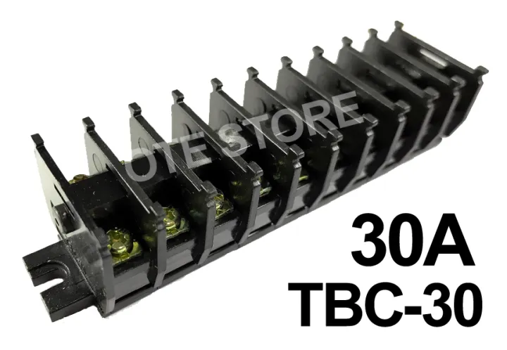 TBC-30-10 / TB-30-10 10 Pole Cassette Assembly Type Terminal Block (30A) | Lazada