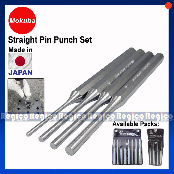 MOKUBA 150mm Japanese Straight Pin Punch Set Regico Hardware | Lazada PH