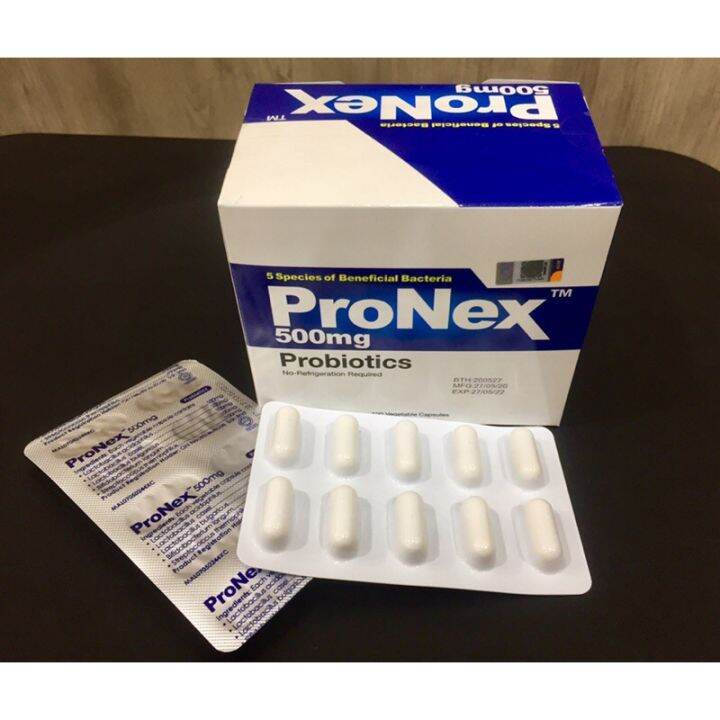 Pronex Probiotics 500mg 10's / 1 box 100's | Lazada