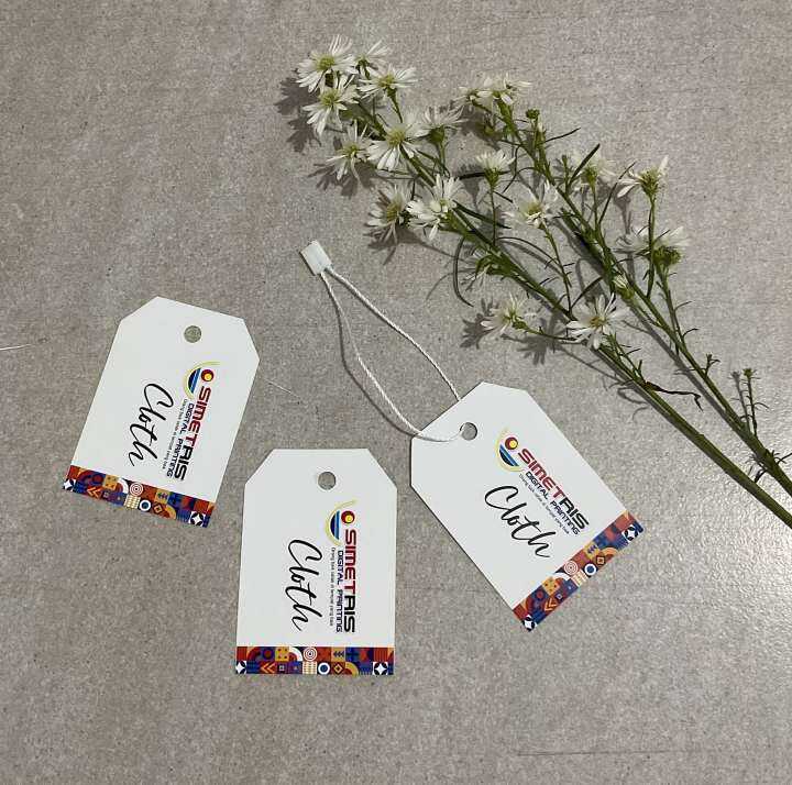 Cetak Hang tag | Cetak Merk baju / Label Baju | Lazada Indonesia