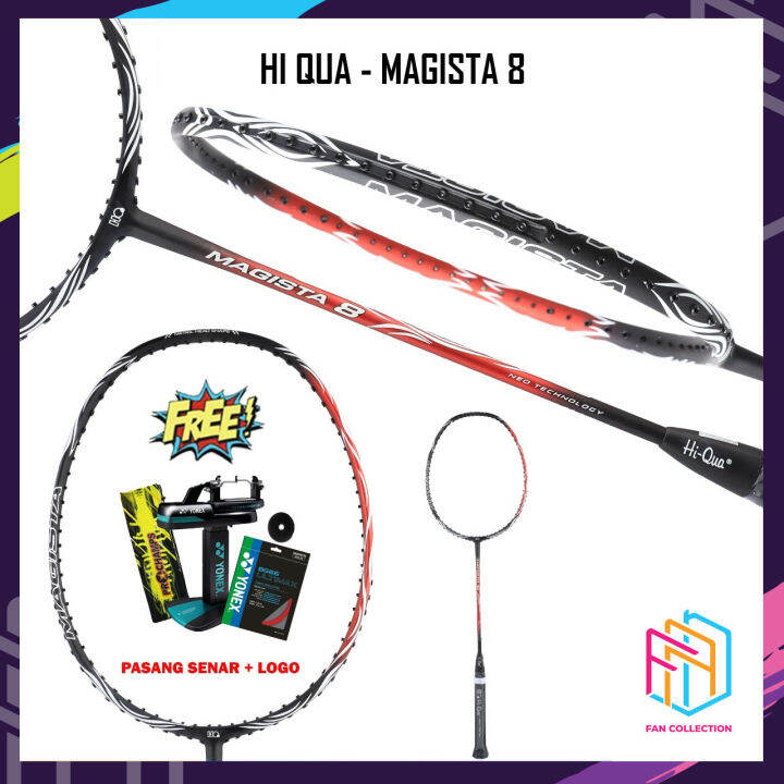 HI QUA RAKET BADMINTON MAGISTA 8 SERIES RAKET LOKAL VIRAL | Lazada ...