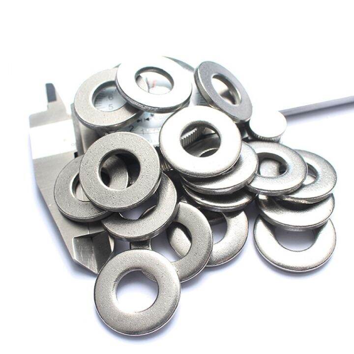 304 Stainless Steel Thickened Flat Washer M2 M2.5 M3 M4 M5 M6 M8 M10 M12 M14 M16 M18 M20 M22 M24 ...