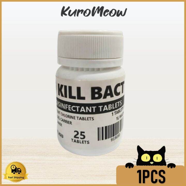 KILL BACT Disinfectant Chloring Tablets ( 25 Tablets ) - Disinfectant ...