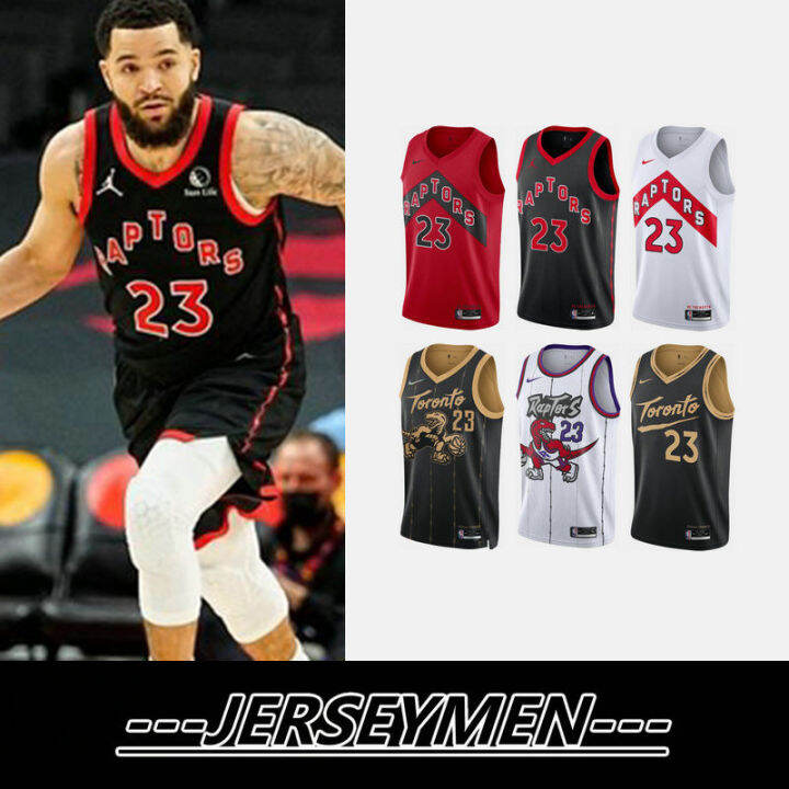 2022-23 New Original NBA Toronto Raptors #23 Fred VanVleet Jersey ...