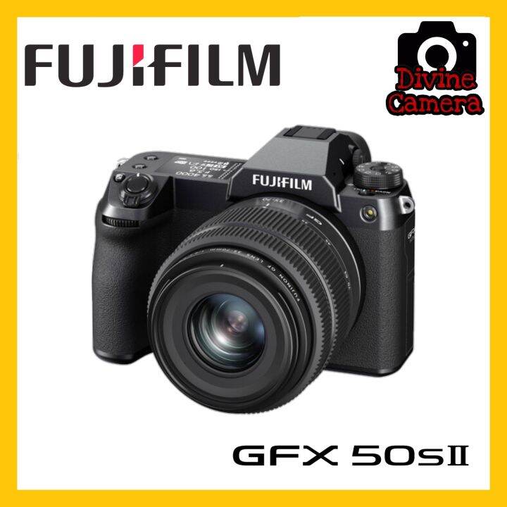 FUJIFILM GFX 50S II Medium Format Mirrorless Camera (Free 32GB USH-II SD Card) | Lazada