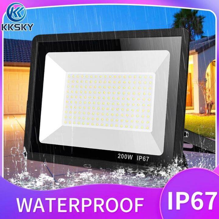 Light up your KKSKY 220V ELECTRIC Flood Light Led Outdoor Waterproof ...