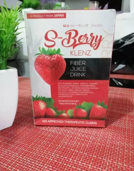 1 BOX S-BERRY KLENZ COLON CLEANSING JUICE AUTHENTIC SOLD BY ABUNDANT ...