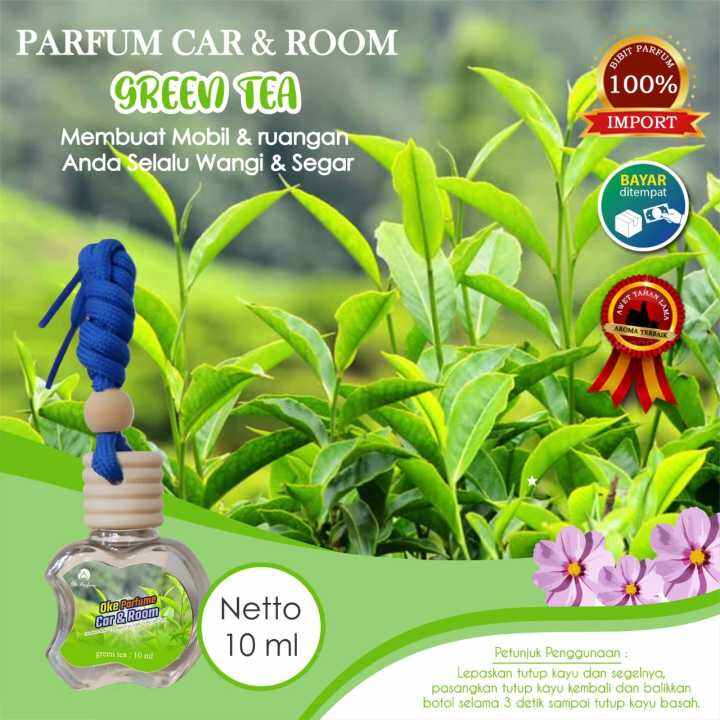 Pewangi Ac Mobil Aroma Greentea 10 ML - Pewangi Ac Gantung - Pewangi ...