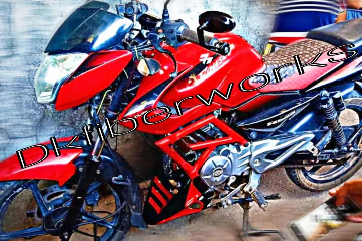 Kawasaki rouser ls135 sharkgrill trellis with dual slider and bellypan ...