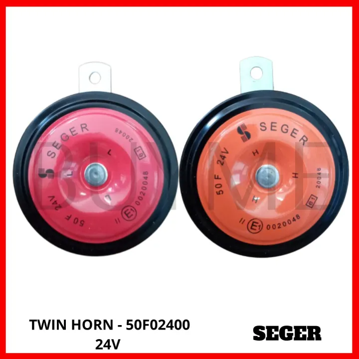 Seger Twin Horn 50F02400 24V (2pcs) | Lazada PH