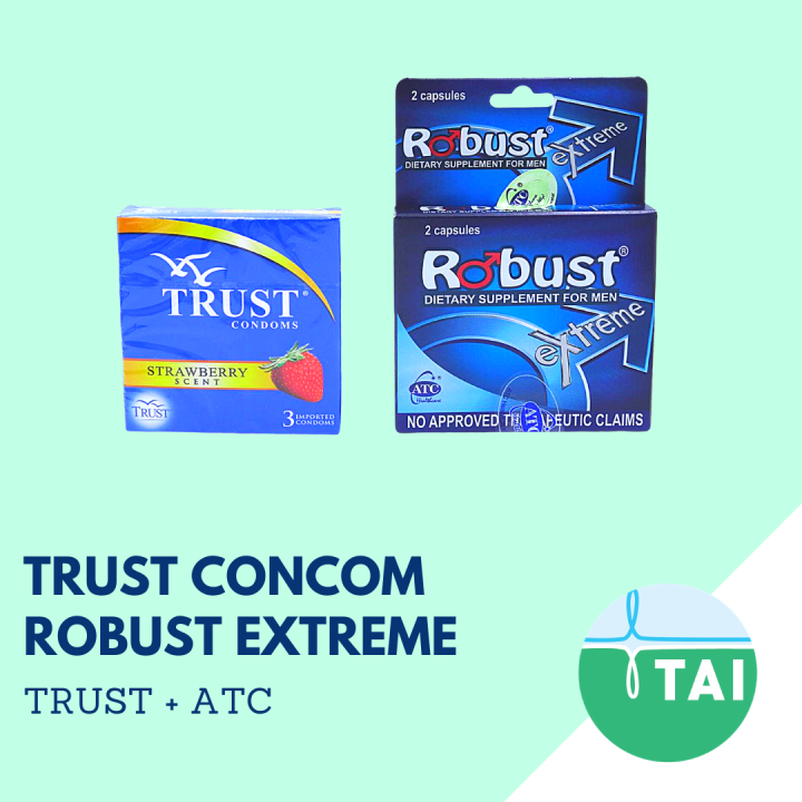 Robust Extreme + Trust Condom Men (BUNDLE) | Lazada PH
