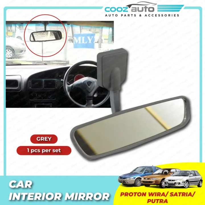 Proton Wira Satria Putra Interior Center Rear View Mirror Grey | Lazada