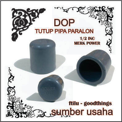 DOP PARALON PVC 1/2 INC BRANDED (POWER ATAU RUCIKA ATAU VINILON) UNTUK ...