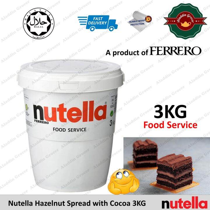 Ferrero Nutella 3000G / Nutella Spread / Nutella 3KG / Nutella Food ...