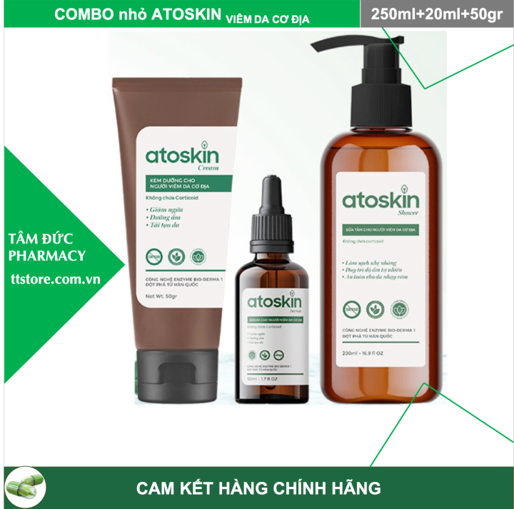 Bộ sản phẩm ATOSKIN - Dành cho người Viêm da cơ địa từ thiên nhiên ...
