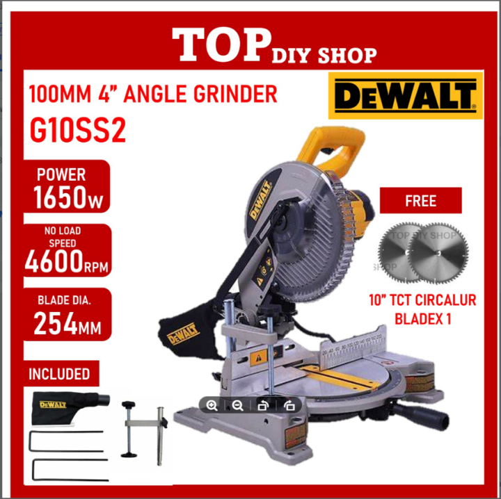 Dewalt DW714-XD Miter Saw Compound Mitre Saw 1650W 10 250MM 4600RPM ...