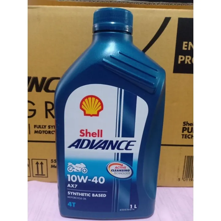 Accessories 34 SHELL ADVANCE AX7 SYNTHETIC BASED 1 Liter / 800ml ...