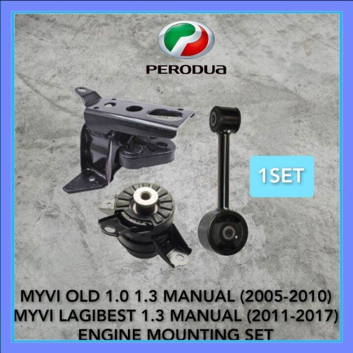 PERODUA MYVI 1.0 1.3 MYVI LAGIBEST 1.3 MANUAL ENGINE MOUNTING SET | Lazada
