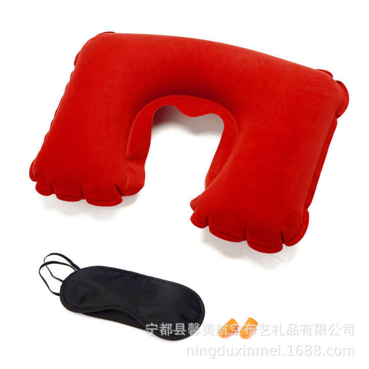 [COD]PVC หมอนพอง U ประเภทหมอนหมอนนอนกลางวันหมอนรองคอสำหรับเดินทางโดย ...