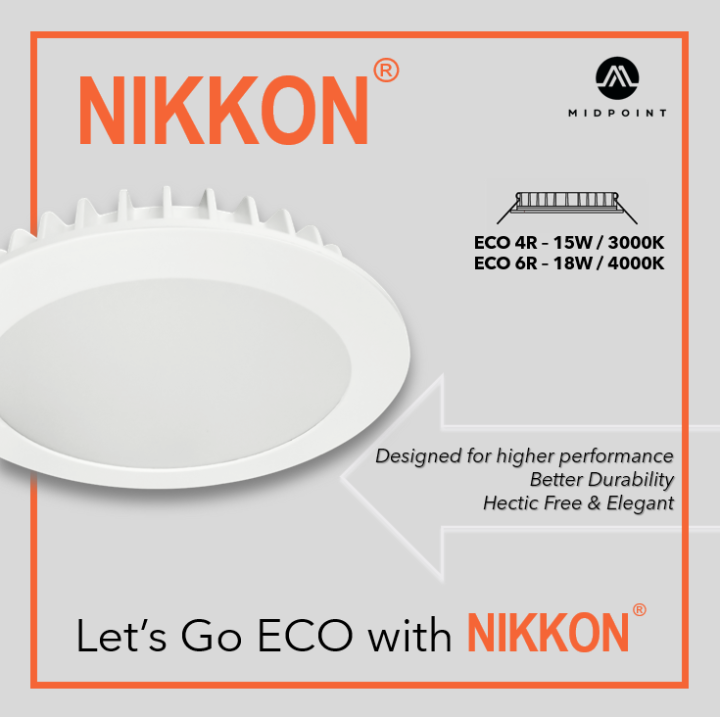 NIKKON 15W & 18W ROUND LED DOWNLIGHT | Lazada