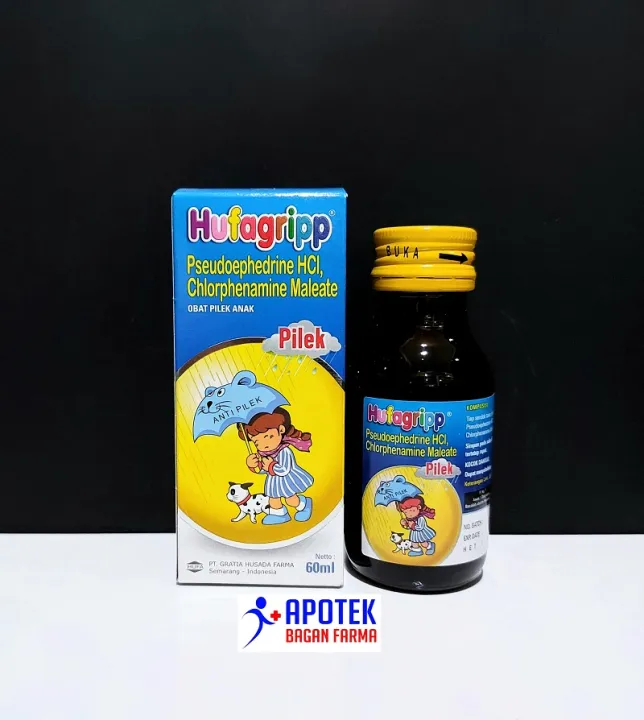 HUFAGRIPP PILEK BIRU SIRUP 60 ML | Lazada Indonesia
