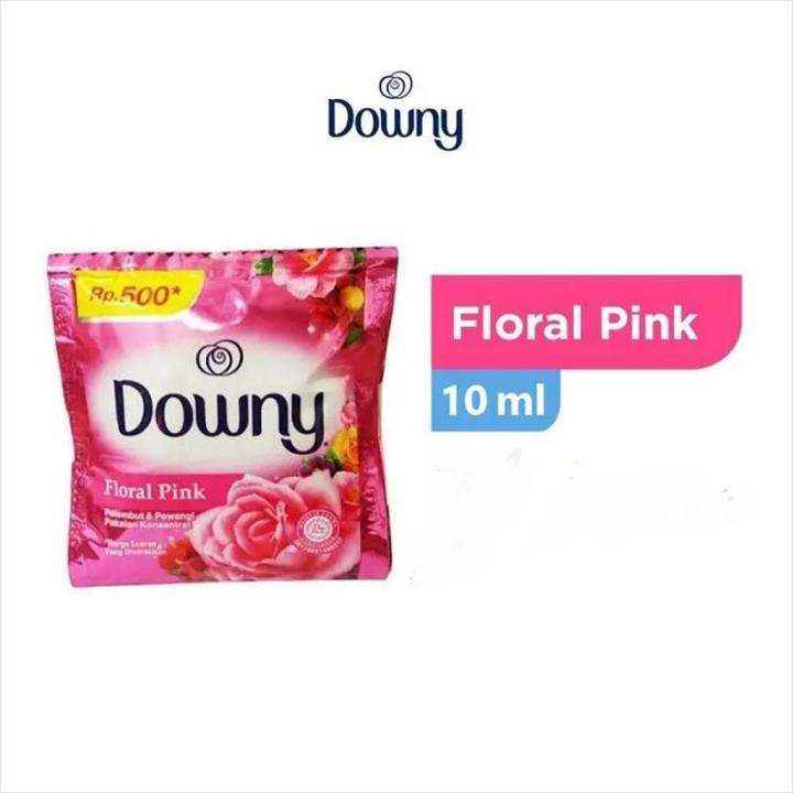 Downy Floral Pink Pelembut Pakaian 10 ml 12 sachet | Lazada Indonesia